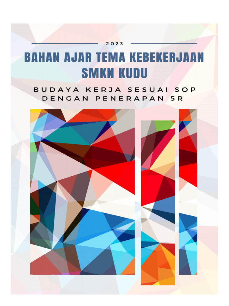 Bahan Ajar Budaya Kerja Sesuai SOP Dengan Penerapan 5R | PDF