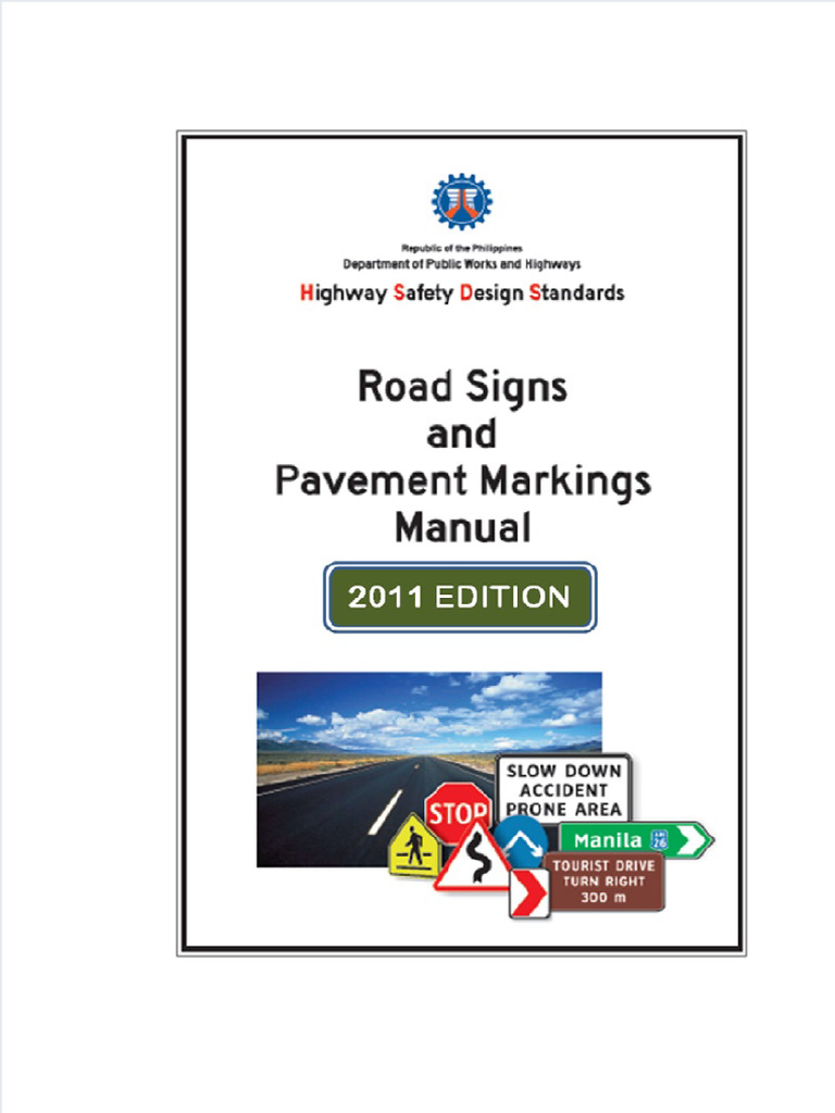 DPWH Road Signs and Markings Manual | PDF | Controlled Access Highway ...