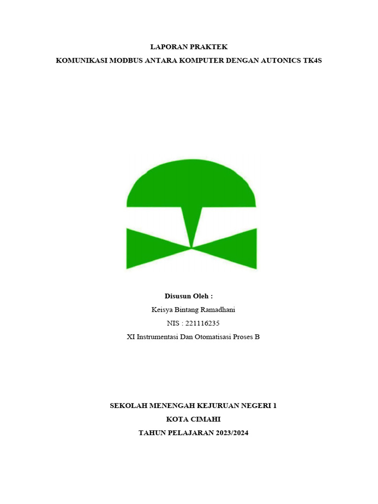 Laporan Komunikasi Modbus | PDF