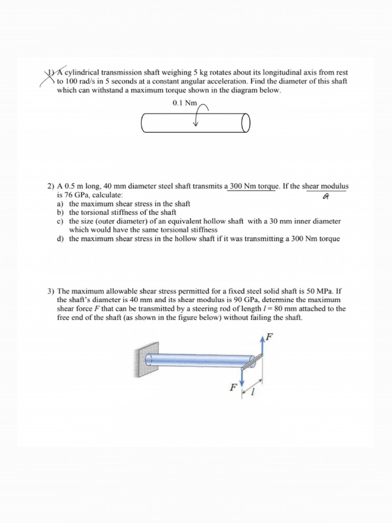 Torsion Exercise Pdf
