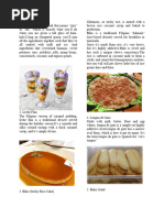 Filipino Merienda: Classic Snack List | PDF | Philippine Cuisine ...