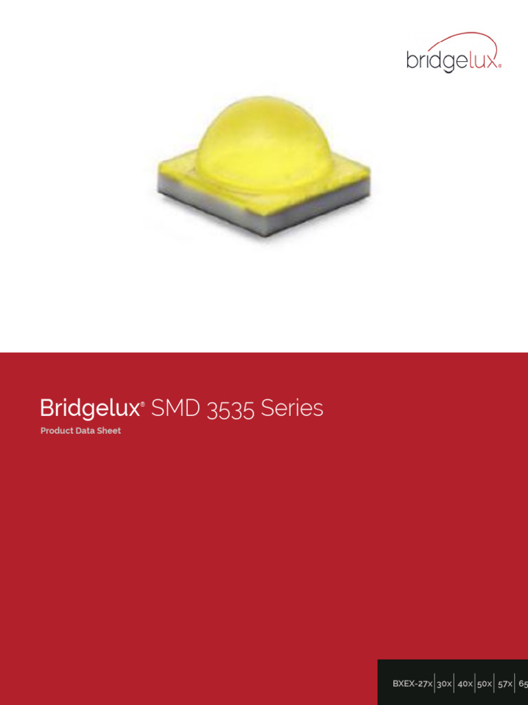 Bridgelux SMD 3535 Data Sheet For BXEX-xxC-11H-3A1 20210802 | PDF ...