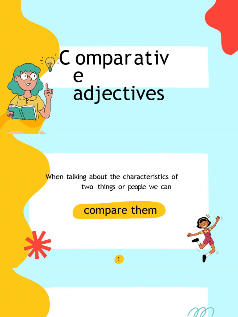 Comparative Adjectives Presentation | PDF