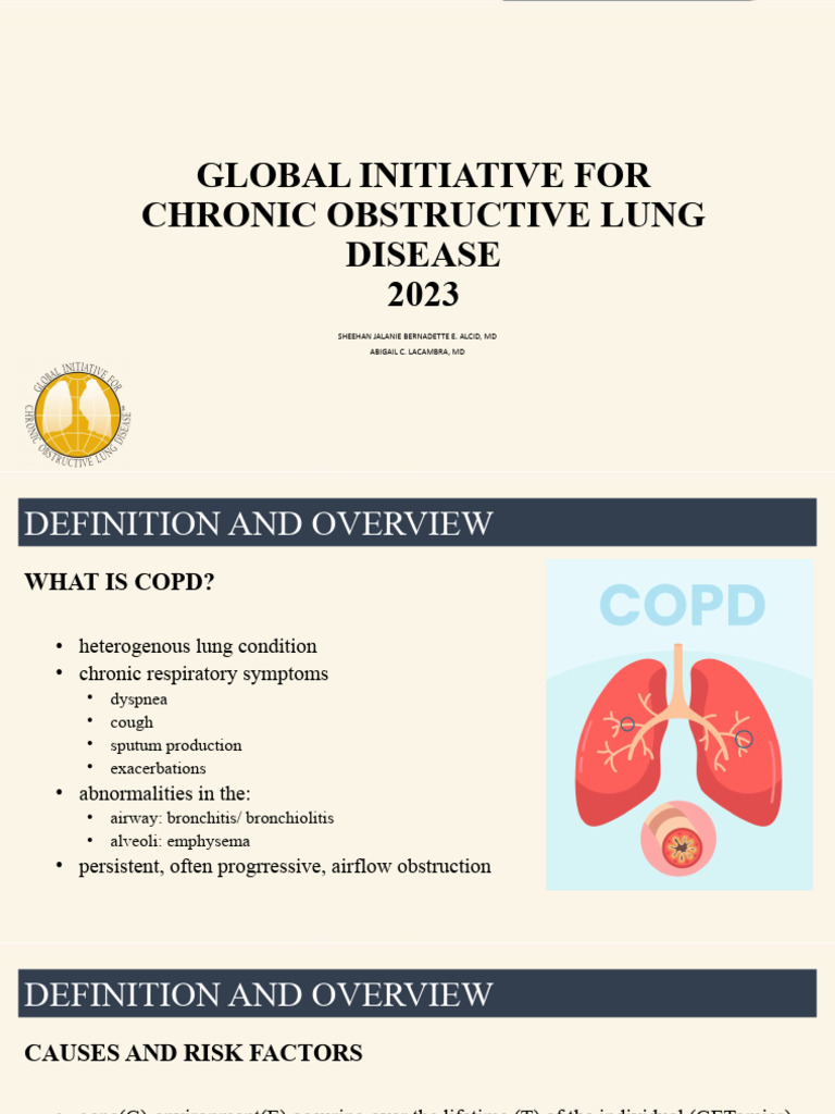 Copd Report | PDF | Chronic Obstructive Pulmonary Disease | Asthma