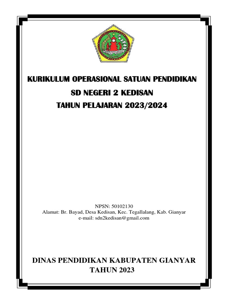 Kosp 2023 - 2024 | PDF