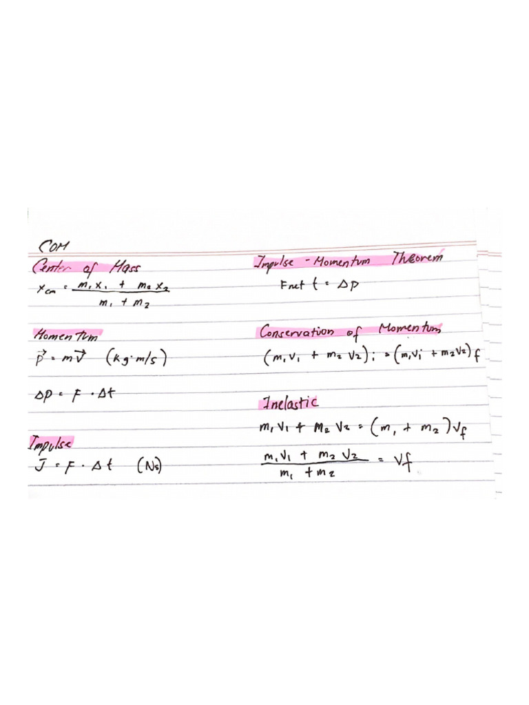 Formula NG Physics Calculus | PDF