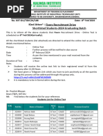 Steps For Registration in Infosys Springboard | PDF