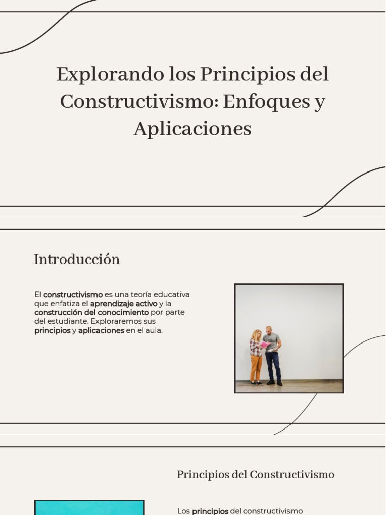 Principios y Aplicaciones del Constructivismo | PDF | Constructivismo ...