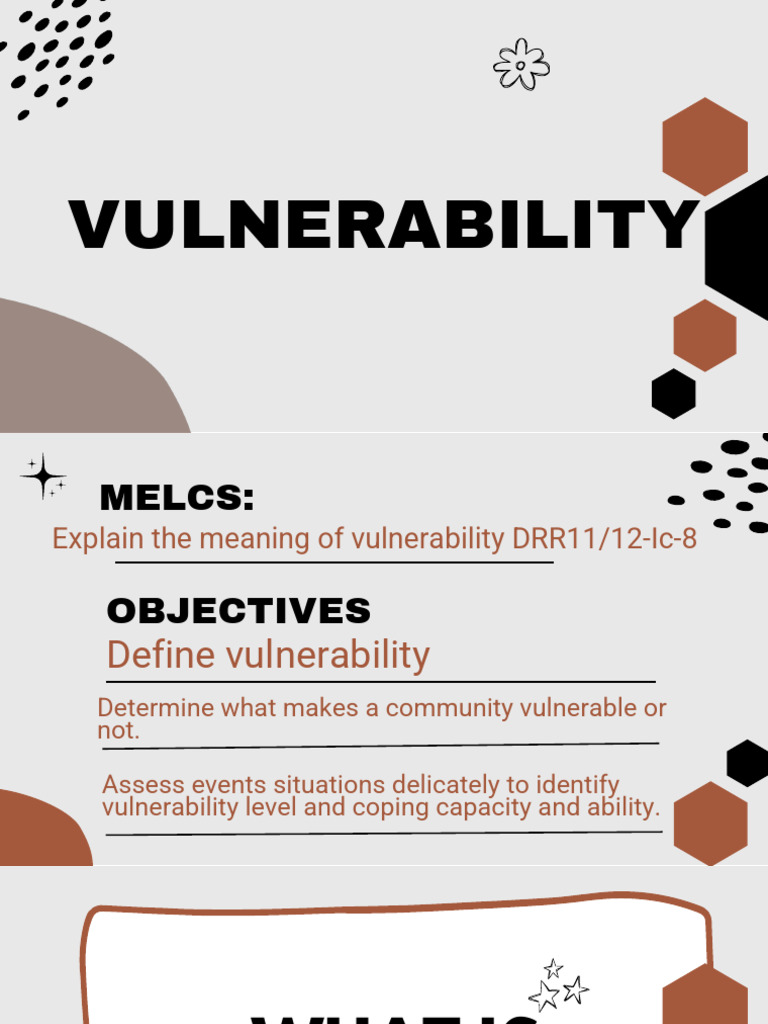 Q3 Lesson-5 - Vulnerability | PDF