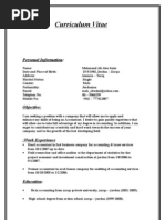 Dilip Camp Boss Cv. | PDF