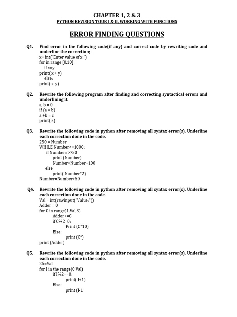 Class12 Python Questions | PDF | Python (Programming Language ... Class12 Python Questions | PDF | Python (Programming Language ...