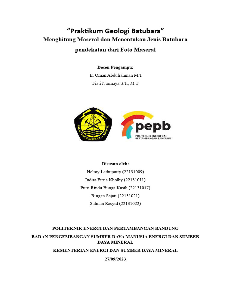 Analisis Maseral Batubara Melalui Foto | PDF