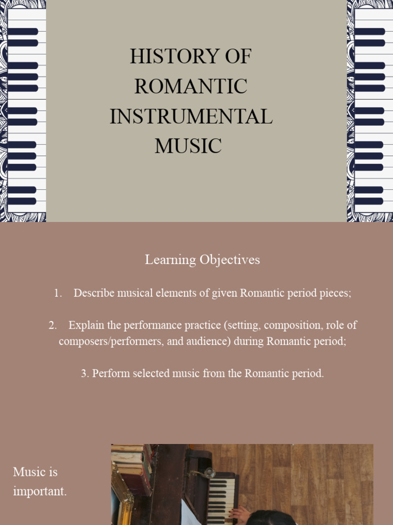 Romantic Instrumental Music Overview | PDF | Romantic Music | Classical ...