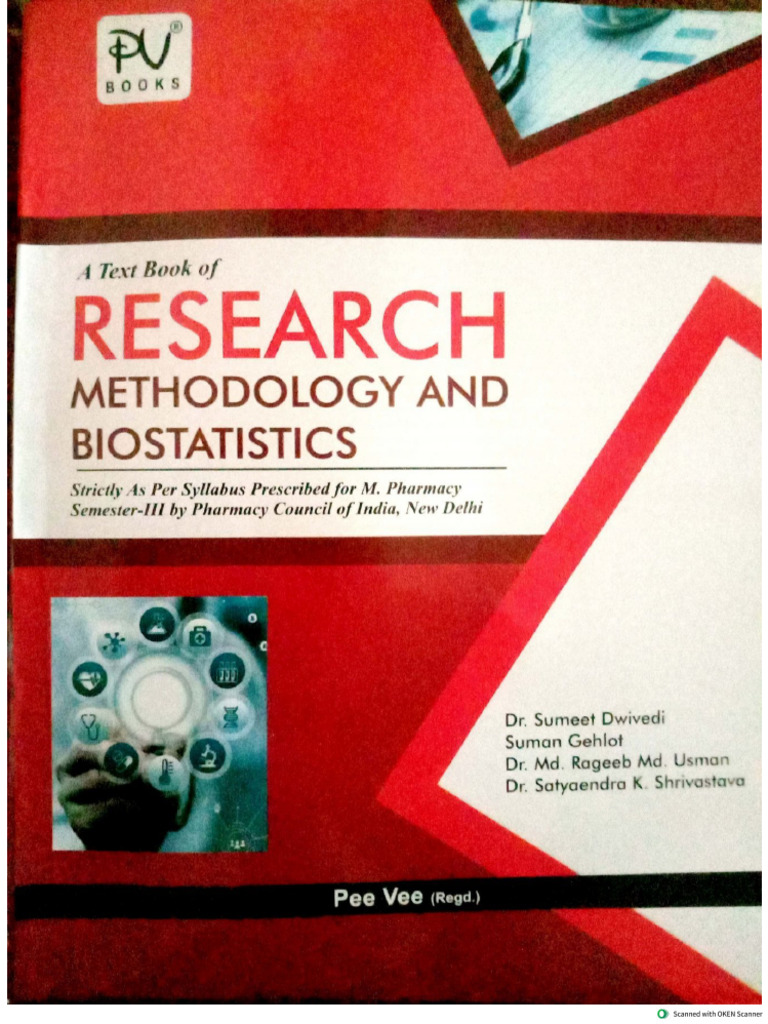 Research Methodology & Biostatistics M Pharm | PDF