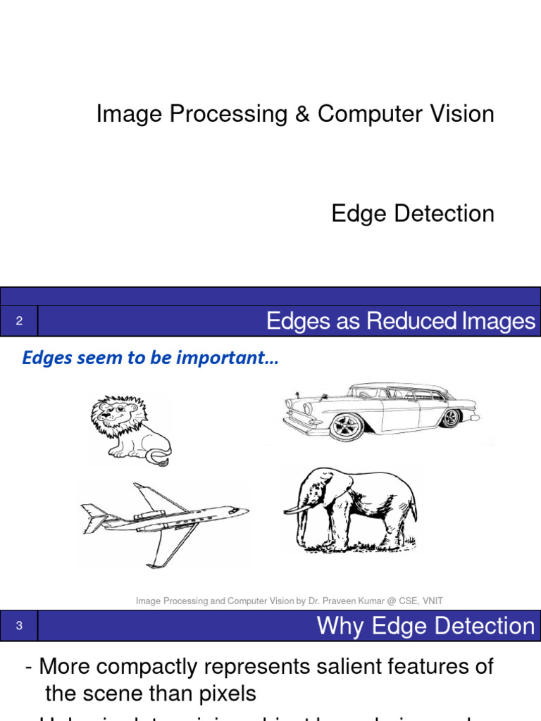 06- edge detection | PDF | Computational Science | Recording