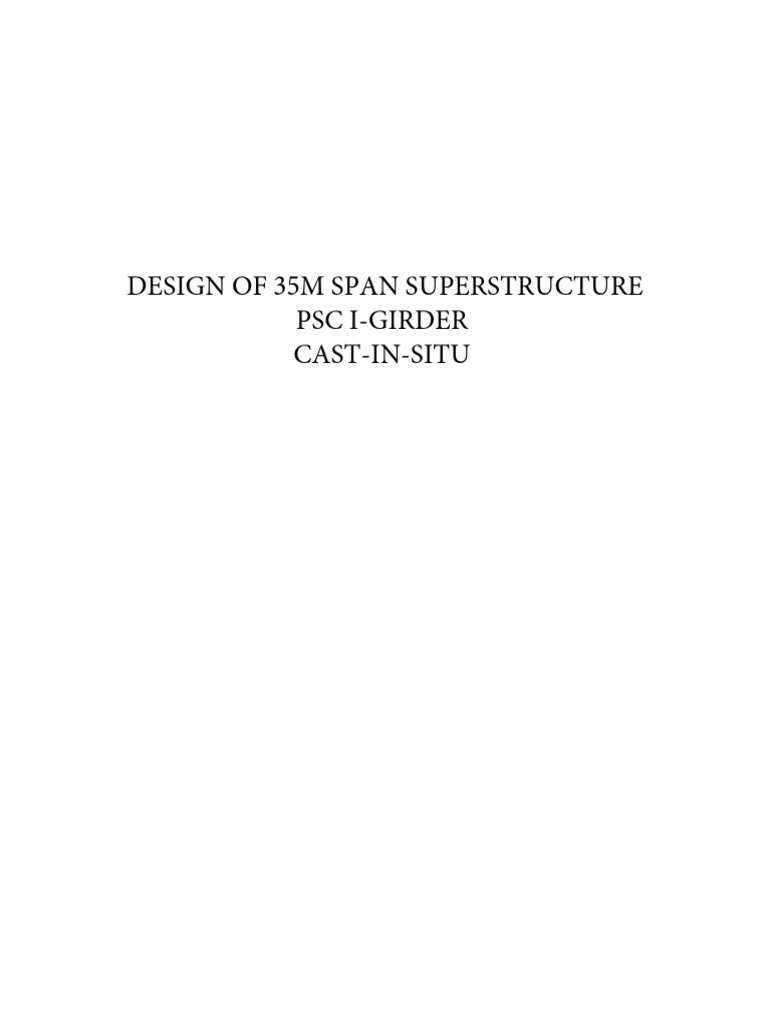 35m Design | PDF | Young's Modulus | Beam (Structure)
