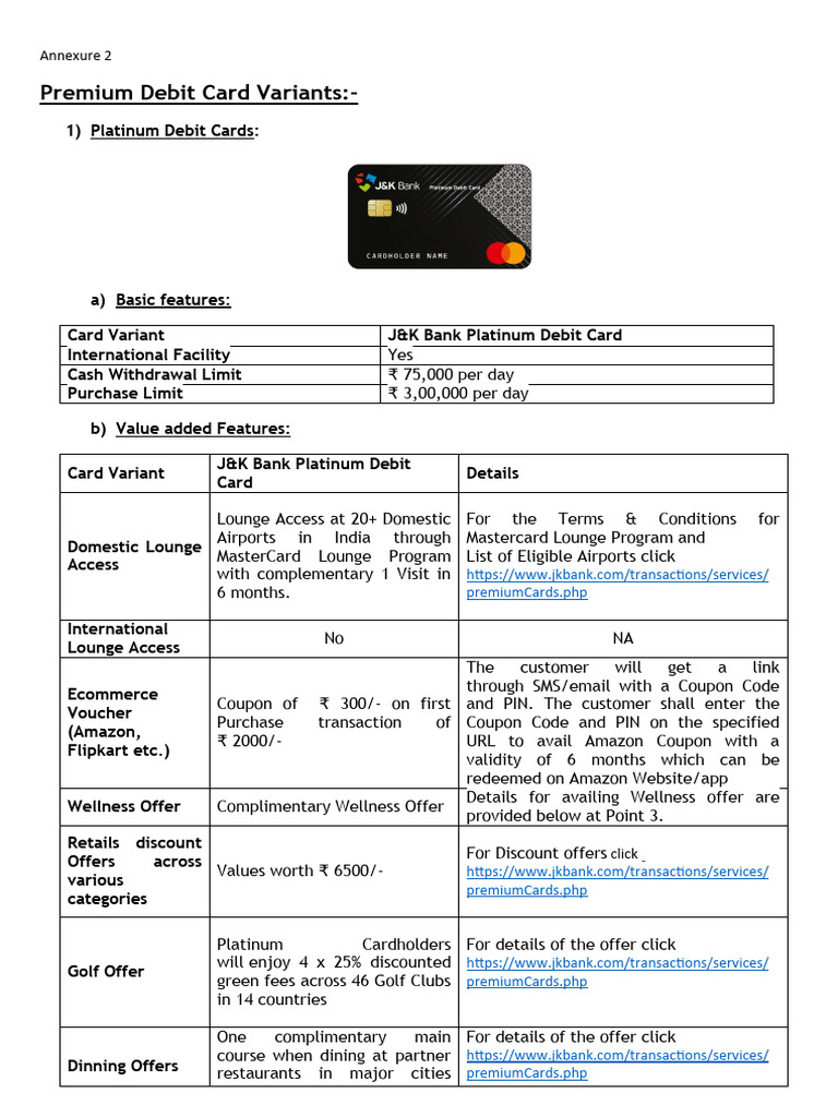Debit Card | PDF | Debit Card | Master Card