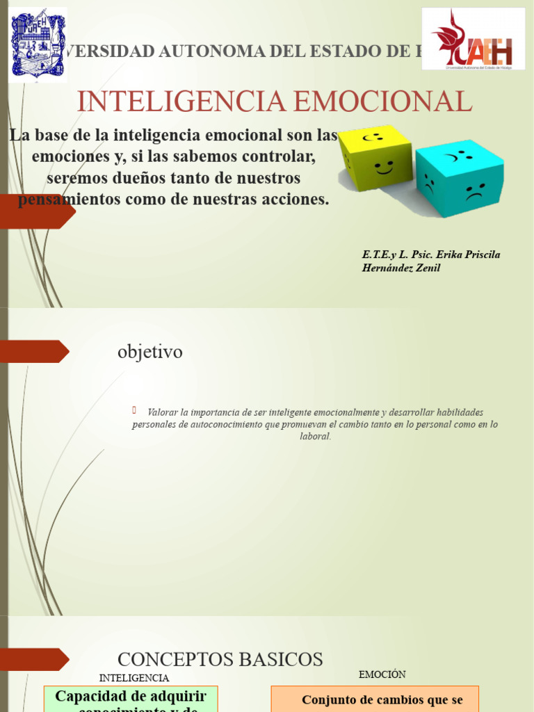Inteligencia Emocional | PDF | Las emociones | Inteligencia emocional