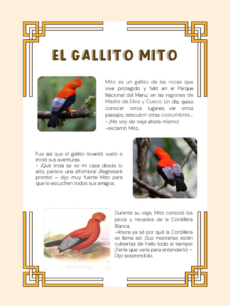 Lectura - El Gallito Mito - Crasthir | PDF