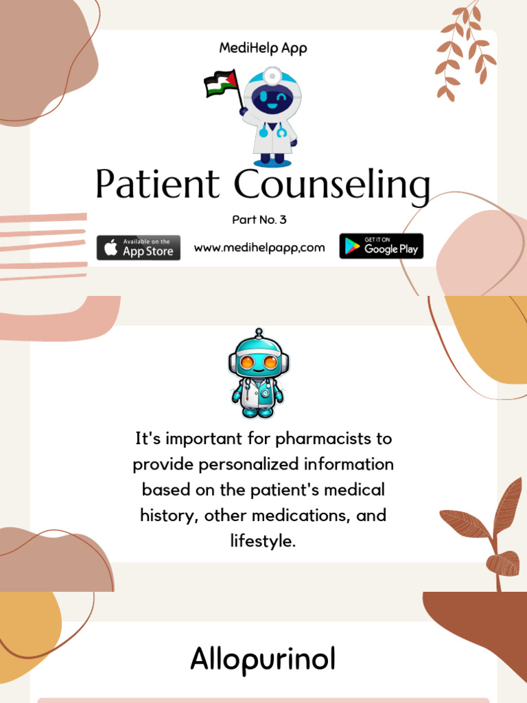 Patient Counseling Pharmacist Guide Part No. 3 | PDF | Gastroesophageal ...