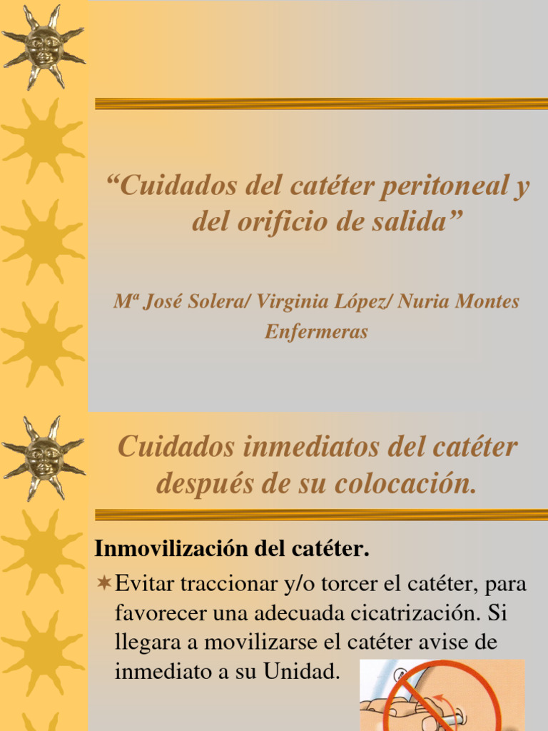 Cuidados Del Cateter y Os | PDF