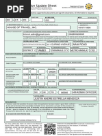 S1905 Registration Update Sheet Guide | PDF | Taxes | Government