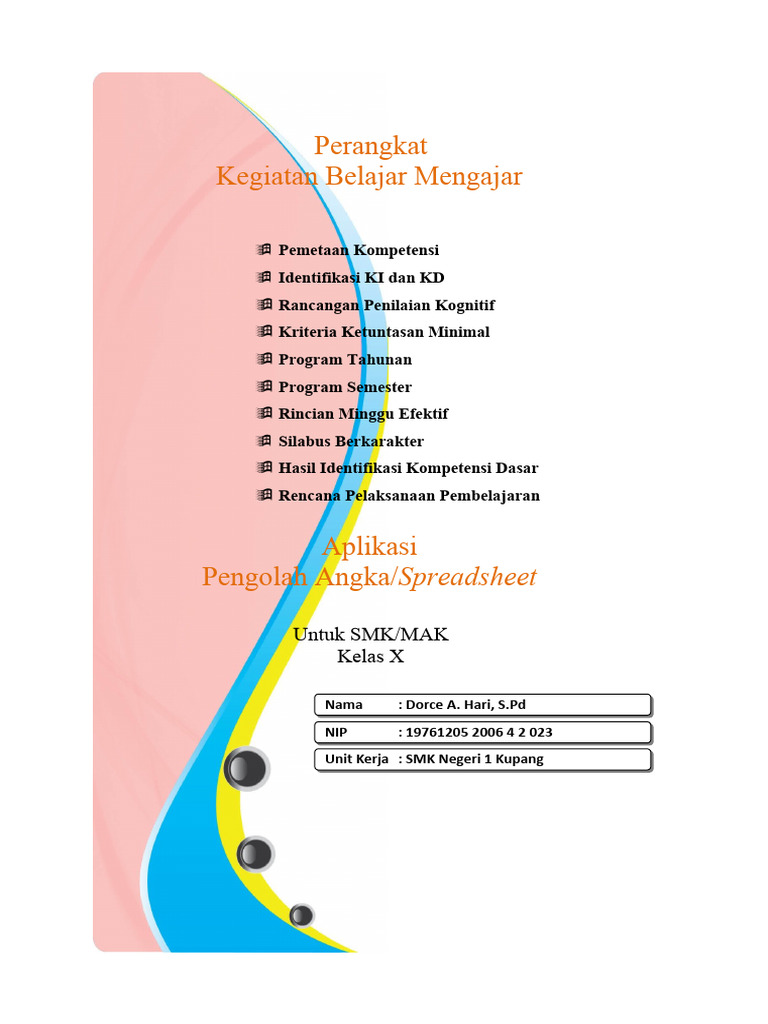 Aplikasi Pengolah Angka Spreadsheet 10 | PDF | Komputer