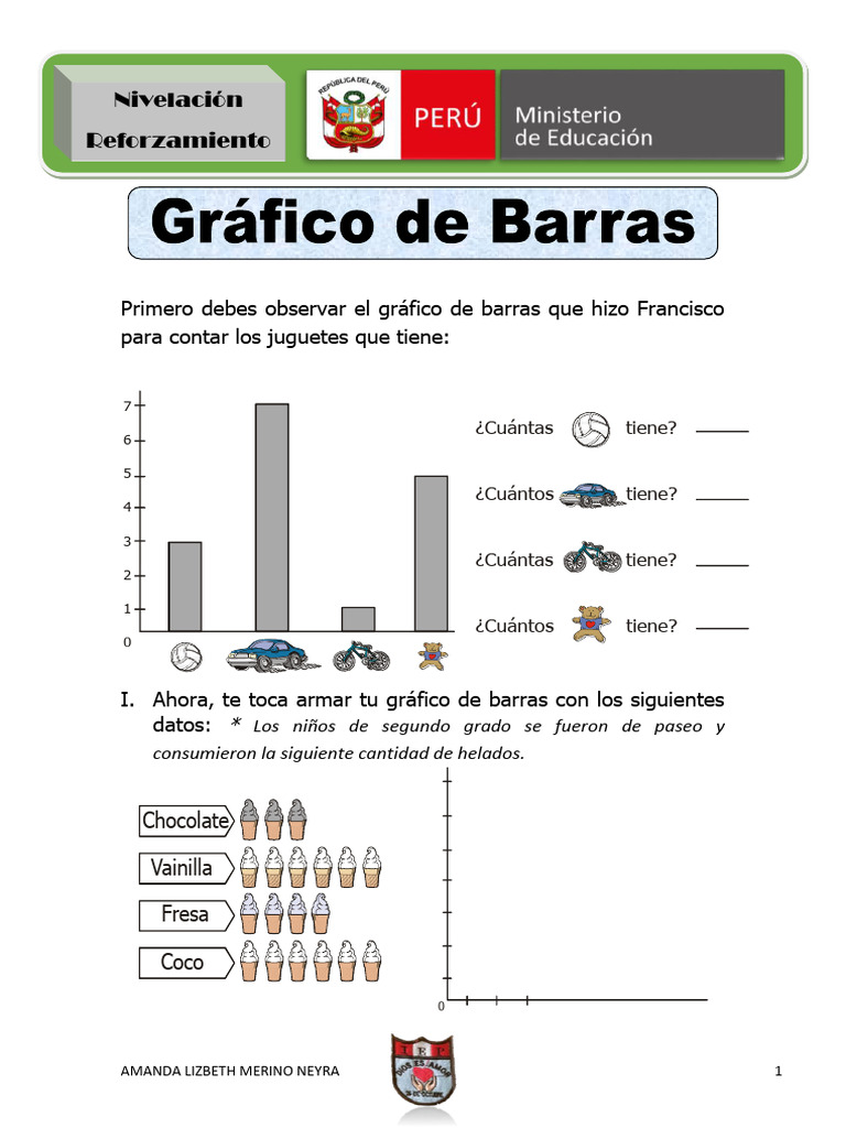 Gráfico de Barras - Imprimir Segundo Primaria | PDF