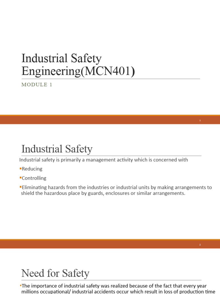 ISE-Module 1 | PDF | Occupational Safety And Health | Safety