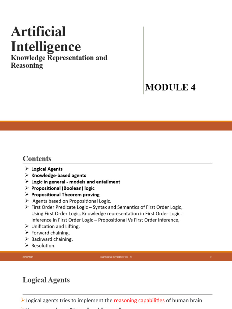 AI - Module IV - Propositionallogic | PDF | Logic | Logical Consequence