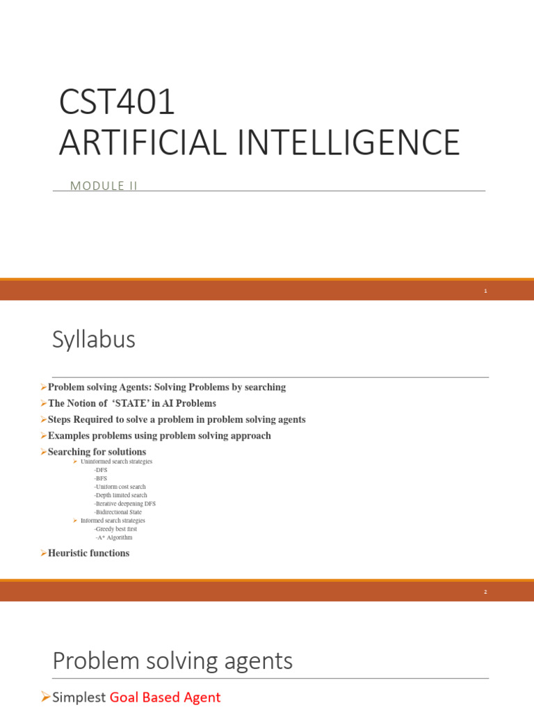 Module 2 Ai | PDF | Artificial Intelligence | Intelligence (AI) & Semantics