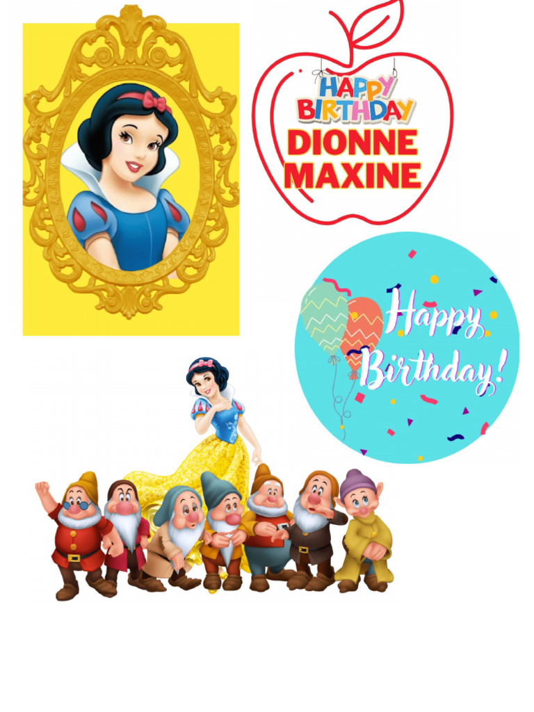 Snow White Cake Topper | PDF