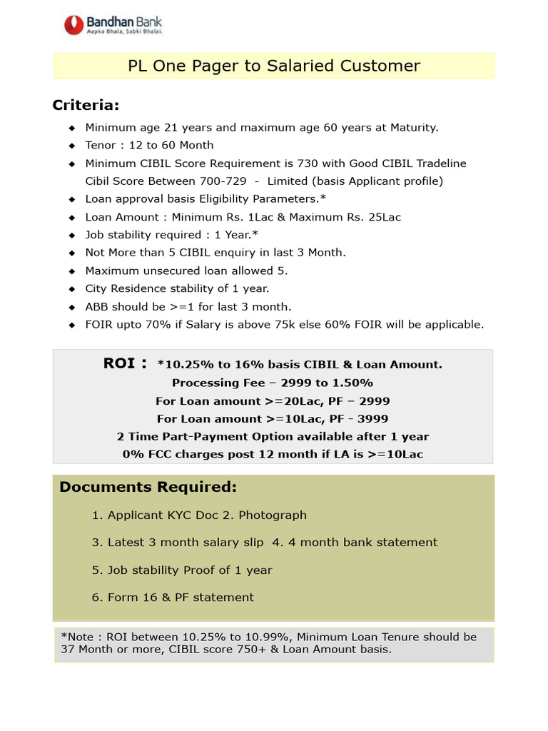 Salary One Pager 2 | PDF
