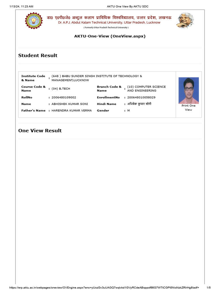 Aktu One View by Aktu SDC - pdf2006480109002 | PDF | Source Code | Compiler