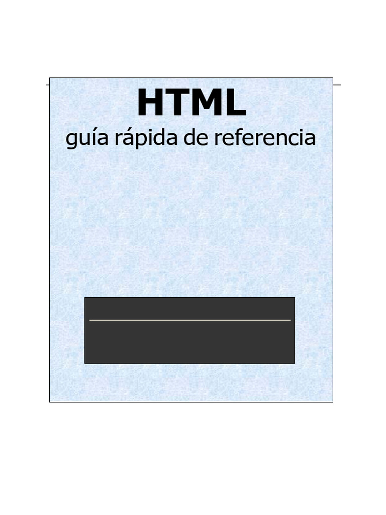 Manual HTML 2 | PDF | HTML | Hipervínculo