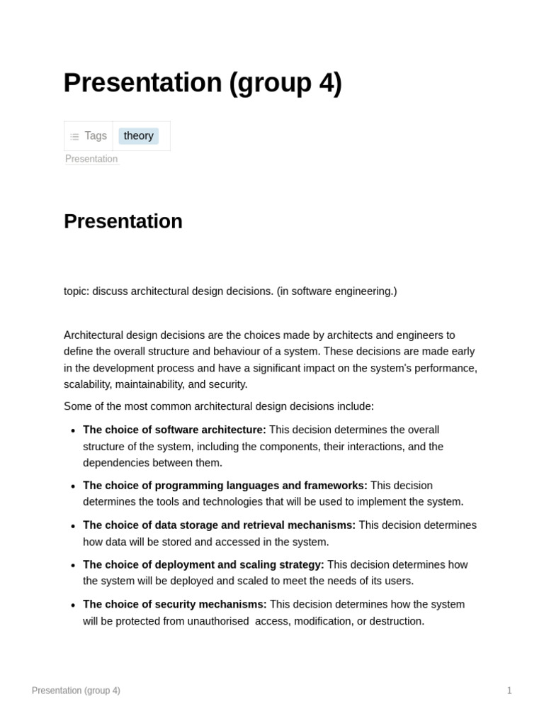 Architecture Design | PDF | System | Software