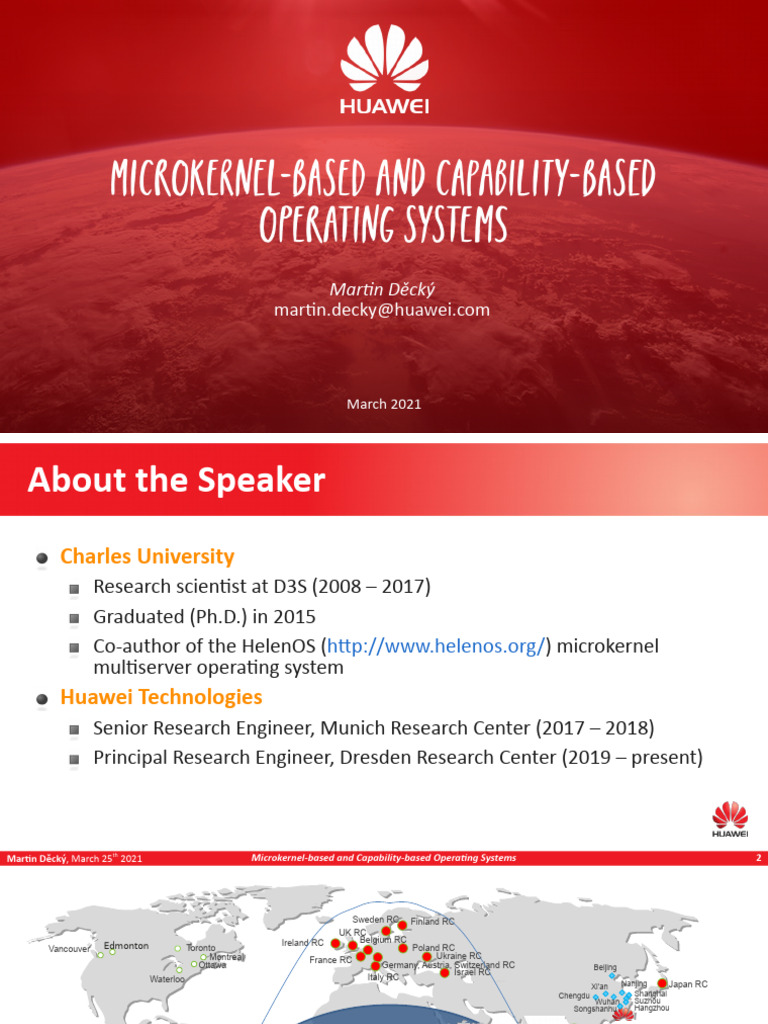 Microkernel OS for Researchers | PDF | Kernel (Operating System) | Operating System