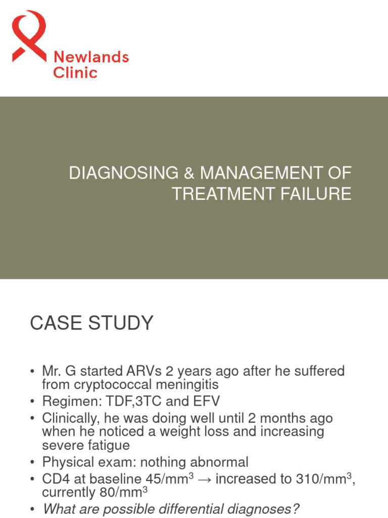 13 - Challenges of Monitoring For Treatment Failure | PDF | Management ...