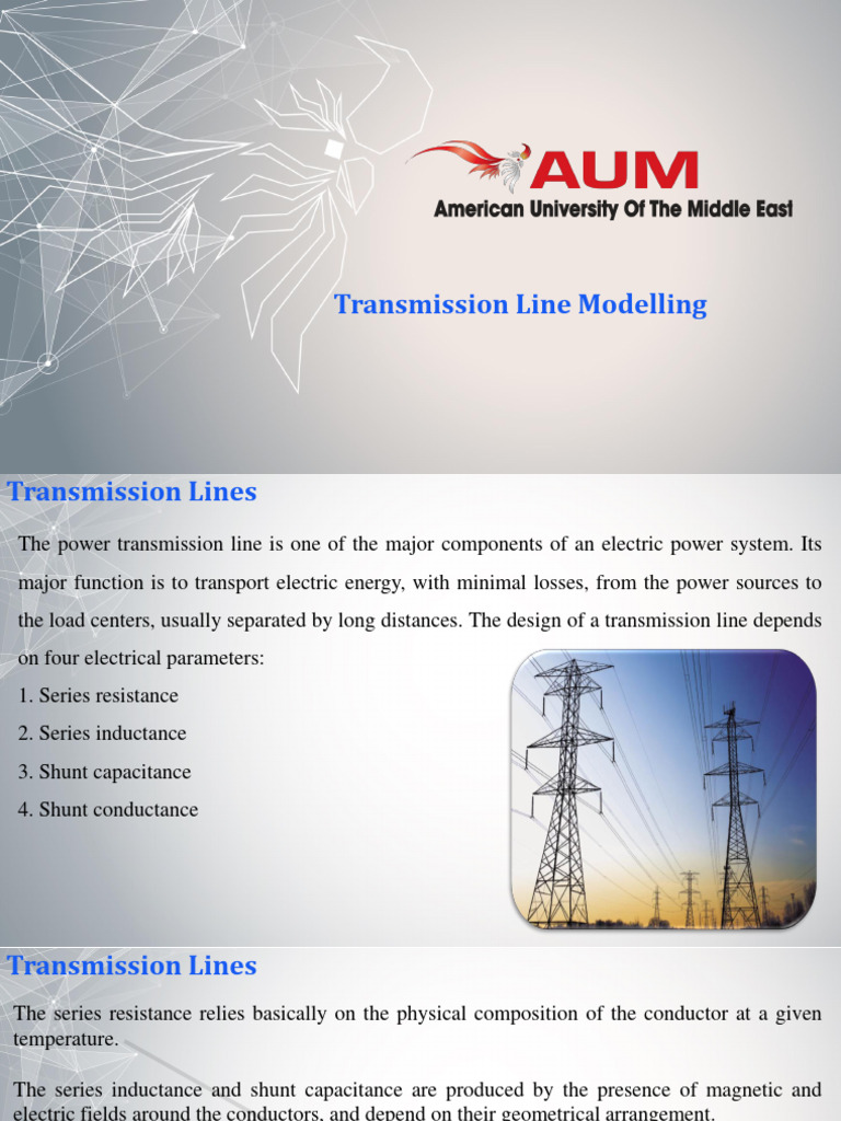 Transmission Line Basics | PDF | Electrical Resistance And Conductance ...