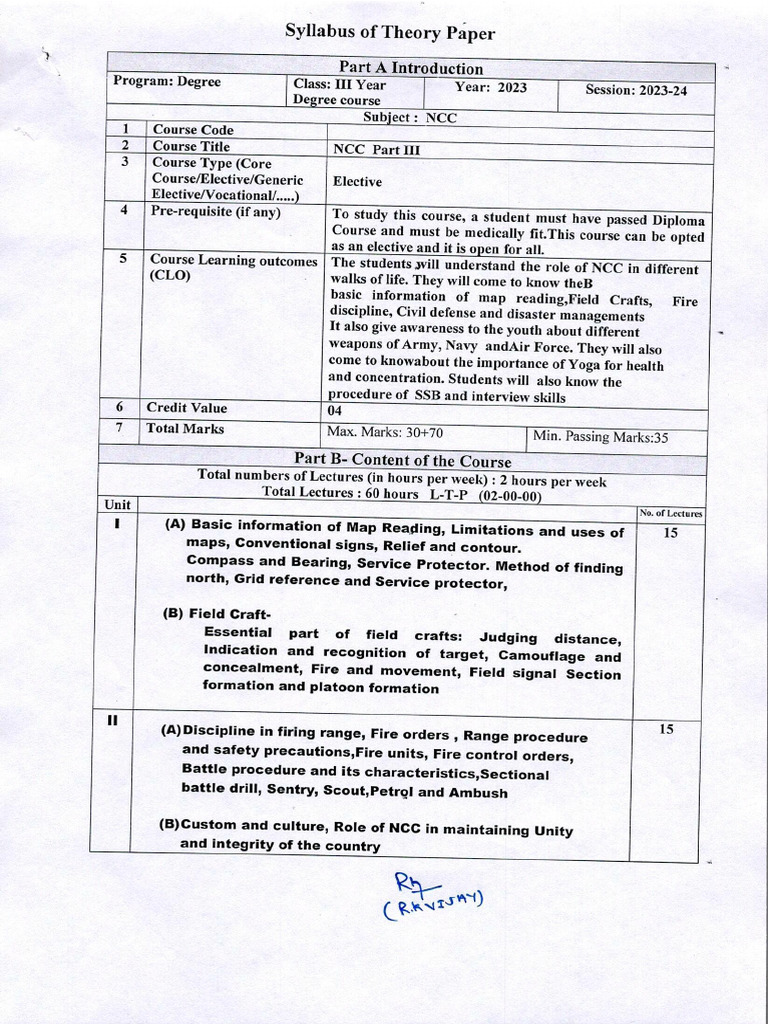 NCC | PDF