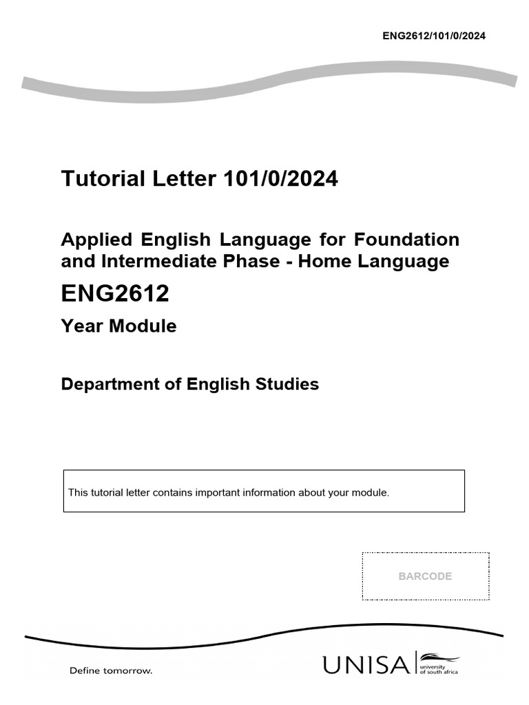 Tutorial Letter 101 | PDF | Libraries | Turnitin
