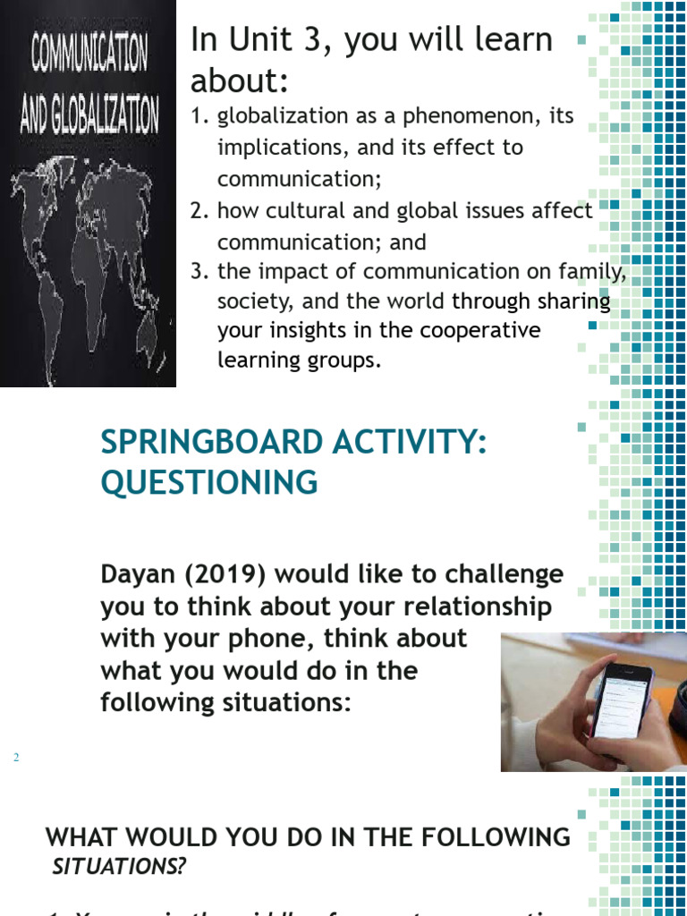 Unit 3 | PDF | Communication | Psychology