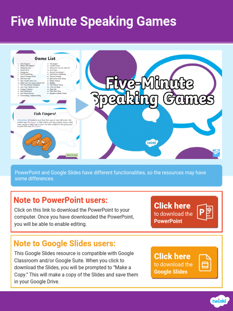 T MFL 312 30 Speaking Challenges For Esl Classes - Ver - 6 | PDF ...