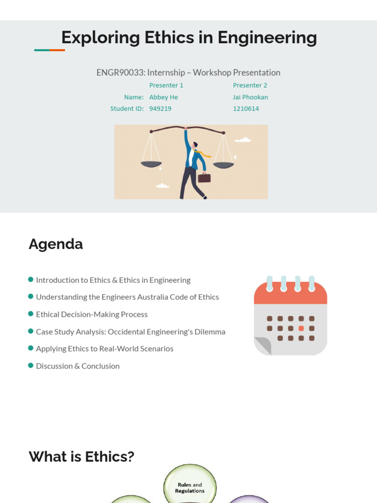 Code of Ethics Workshop - Abbey & Jai | PDF | Morality | Engineering