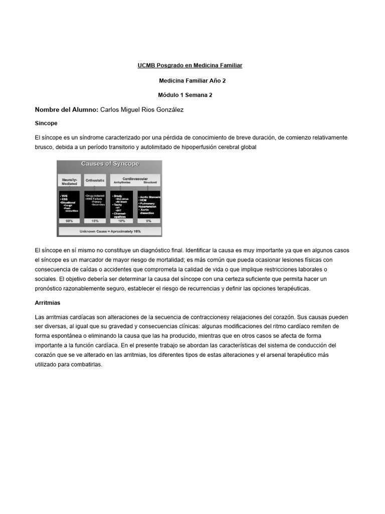 Semana 2 Modulo 1 | PDF | Isquemia | Infarto de miocardio
