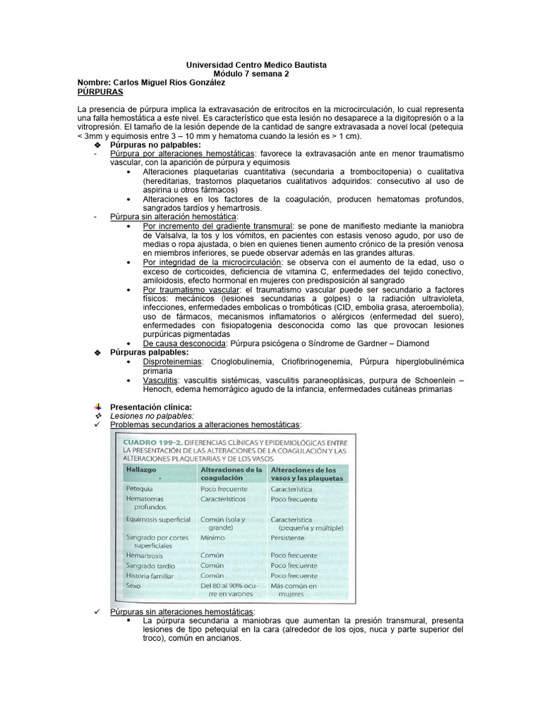 Semana 2 Modulo 7 | PDF | Leucemia | Cáncer