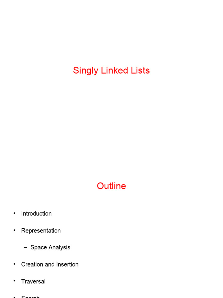 Unit05 SinglyLinkedList | PDF | Data Management | Data
