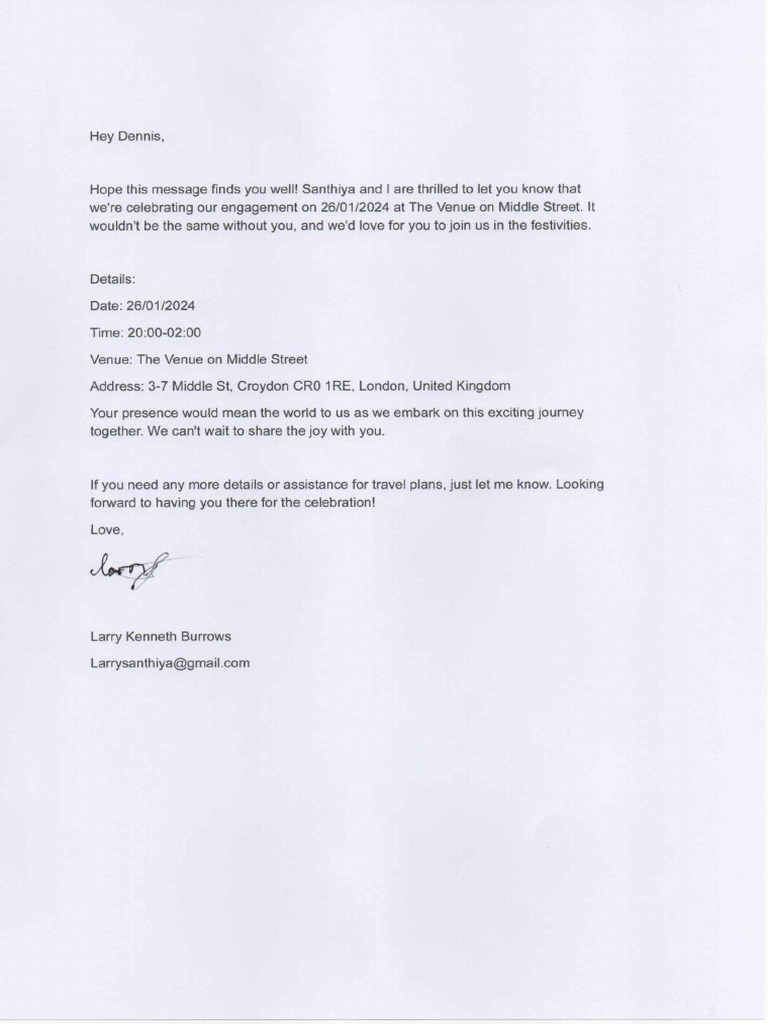 Letter of Invitation Signed | PDF