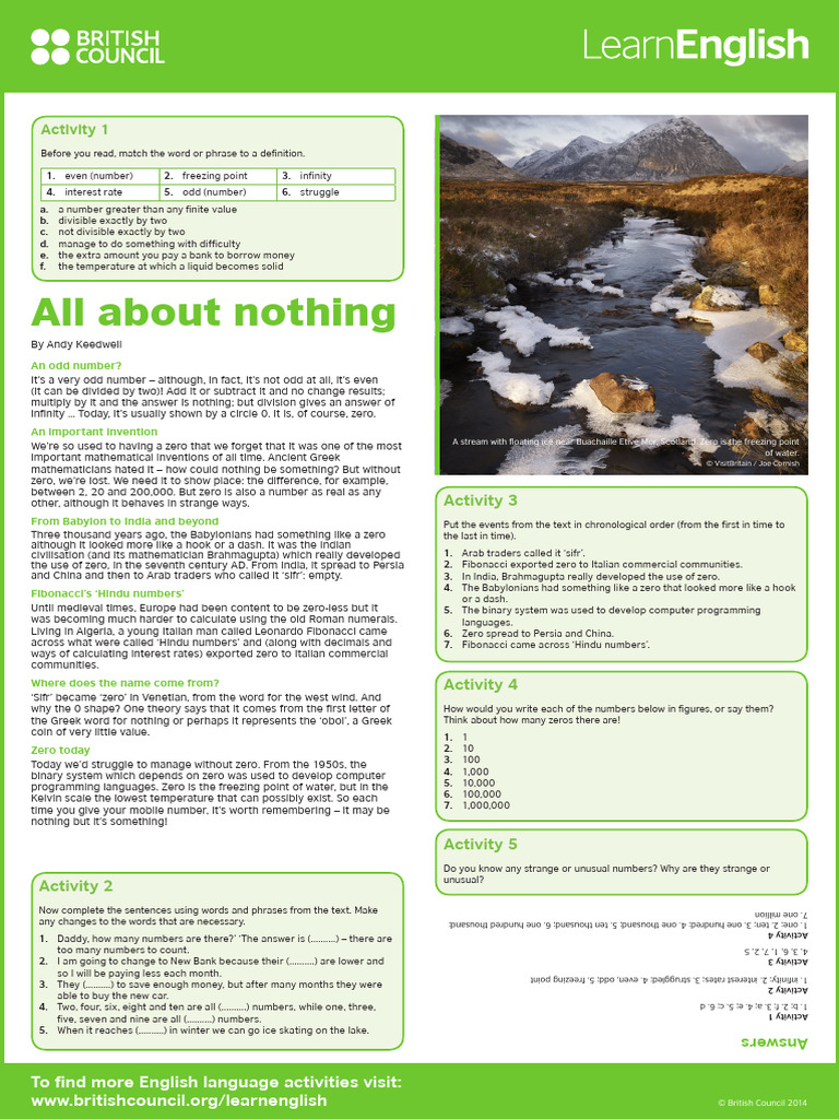 02 All About Nothing | PDF | Numbers | Arithmetic