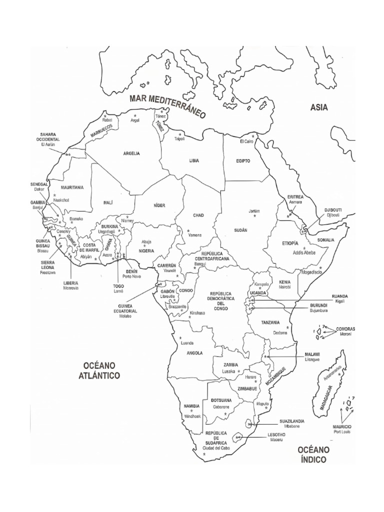 Todos Los Mapas Sin Color | PDF